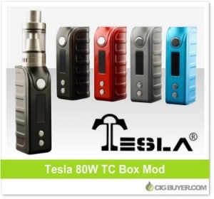 Tesla 80W TC Box Mod | CigBuyer.com