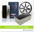 Snowwolf Mini 75W Box Mod - $55.00 | CigBuyer.com