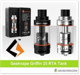 Geekvape Griffin 25 RTA Tank - $31.69 | CigBuyer.com