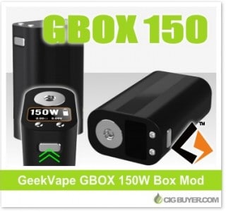 Geekvape GBOX 150W Box Mod - $69.99 | CigBuyer.com