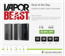 Joyetech Cuboid 150W Mod “Deal Of Day” - ONLY $30.57! | CigBuyer.com