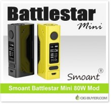 Smoant Battlestar Mini 80W Box Mod - $25.39 | CigBuyer.com
