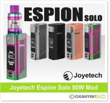 Joyetech Espion Solo 80W Box Mod / Kit - From $44.99 | CigBuyer.com